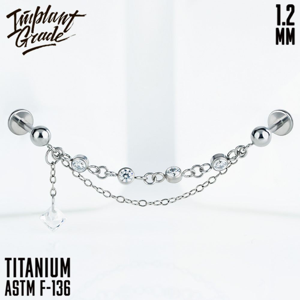 Chains Labret 1.2 (16 G) – Implant Grade