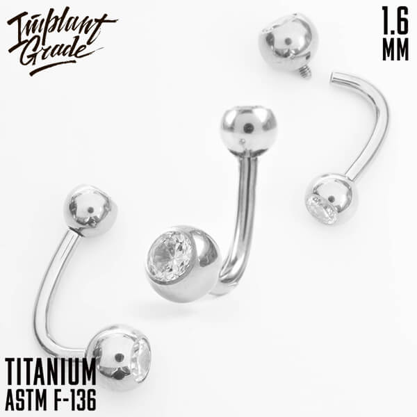 Curved bars – Implant Grade